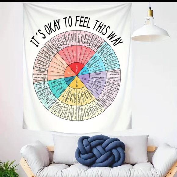 Wall Decor | Nwt Its Ok To Feel This Way Wall Tapestry | Poshmark